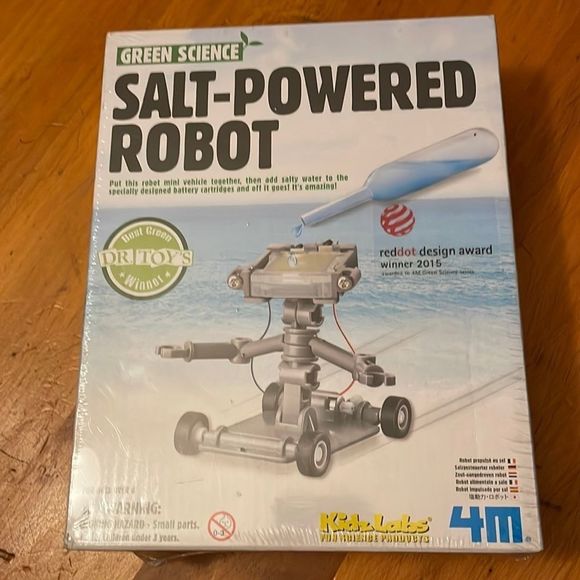 green science | Toys | New In Box Green Science Salt Powered Robot Kit ...